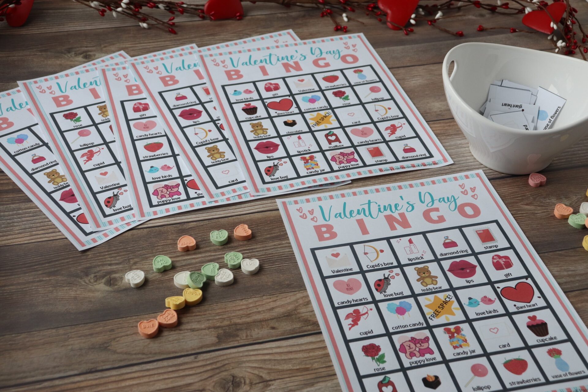 Free Valentine's Day Bingo Cards