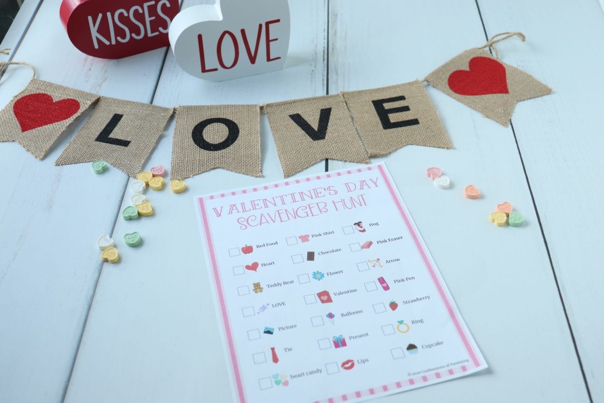 Valentine’s Day Scavenger Hunt