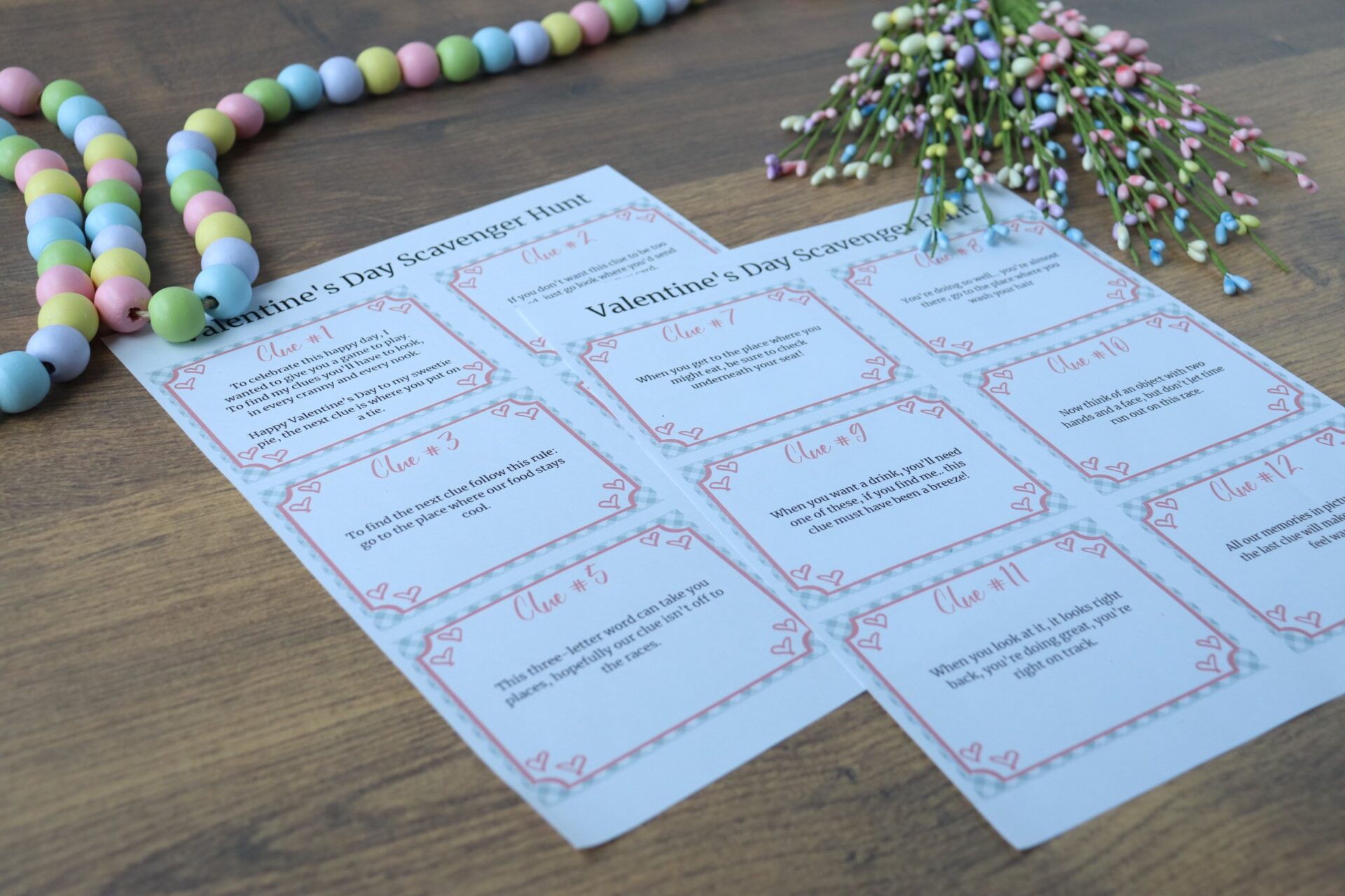 Valentine’s Day Scavenger Hunt