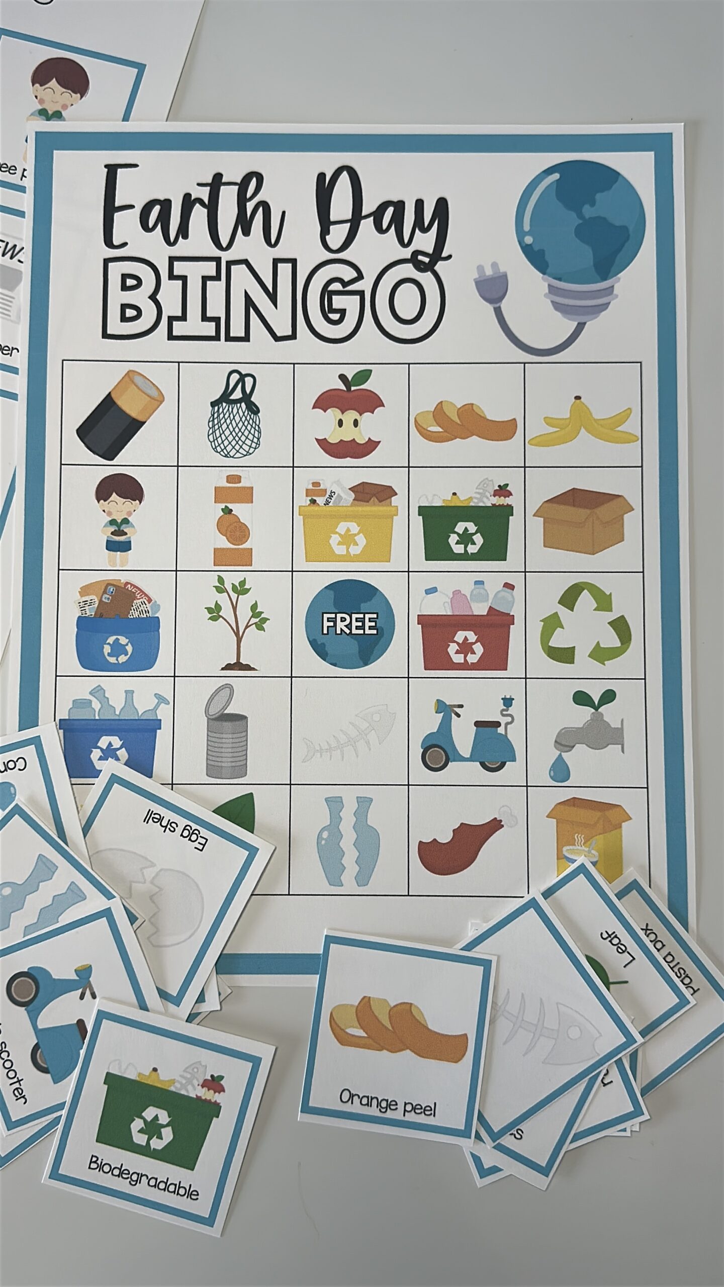 Free Earth Day Bingo Printable for Kids [10 Cards Included]