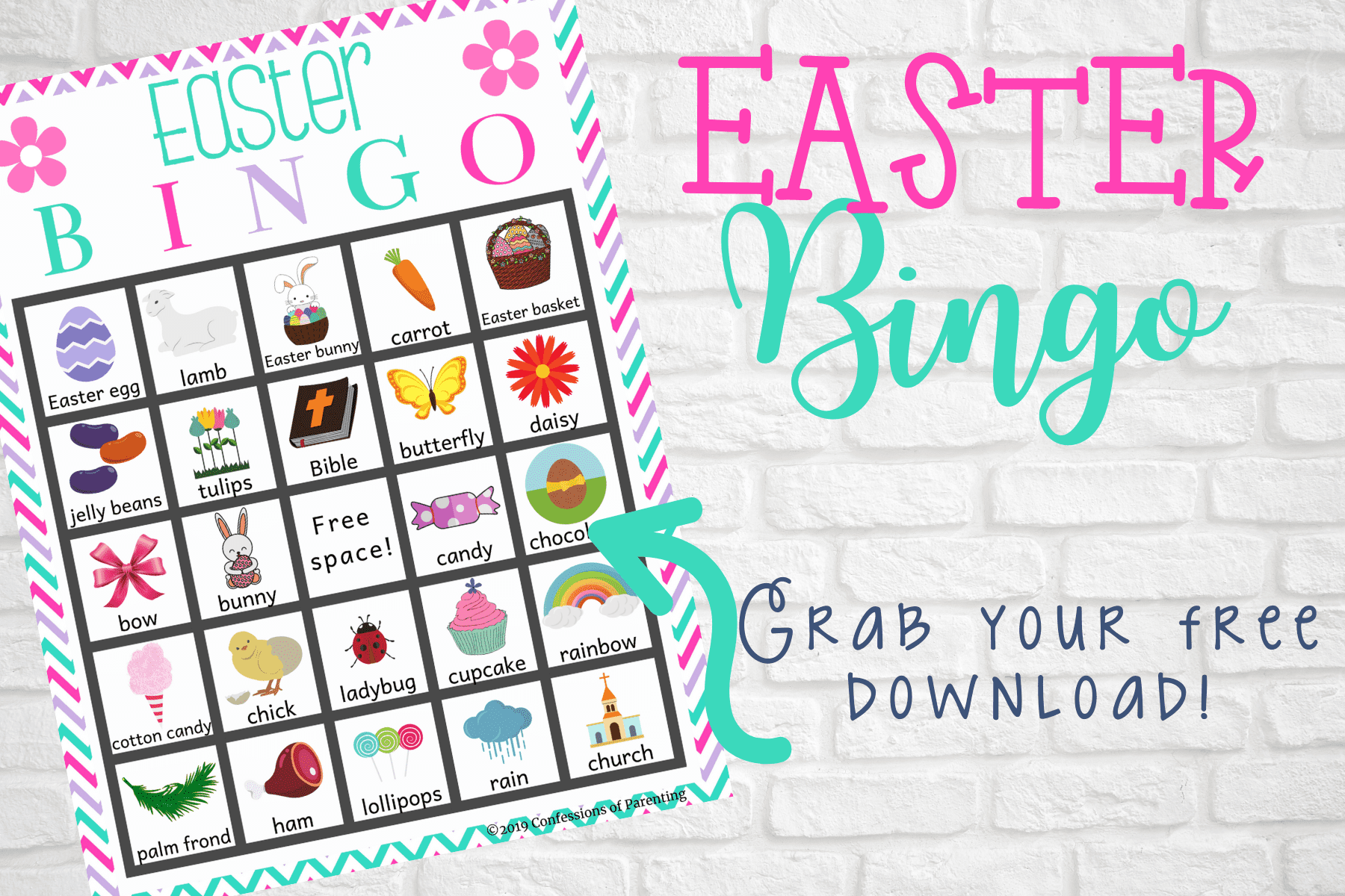 Easter Bingo Free Printable