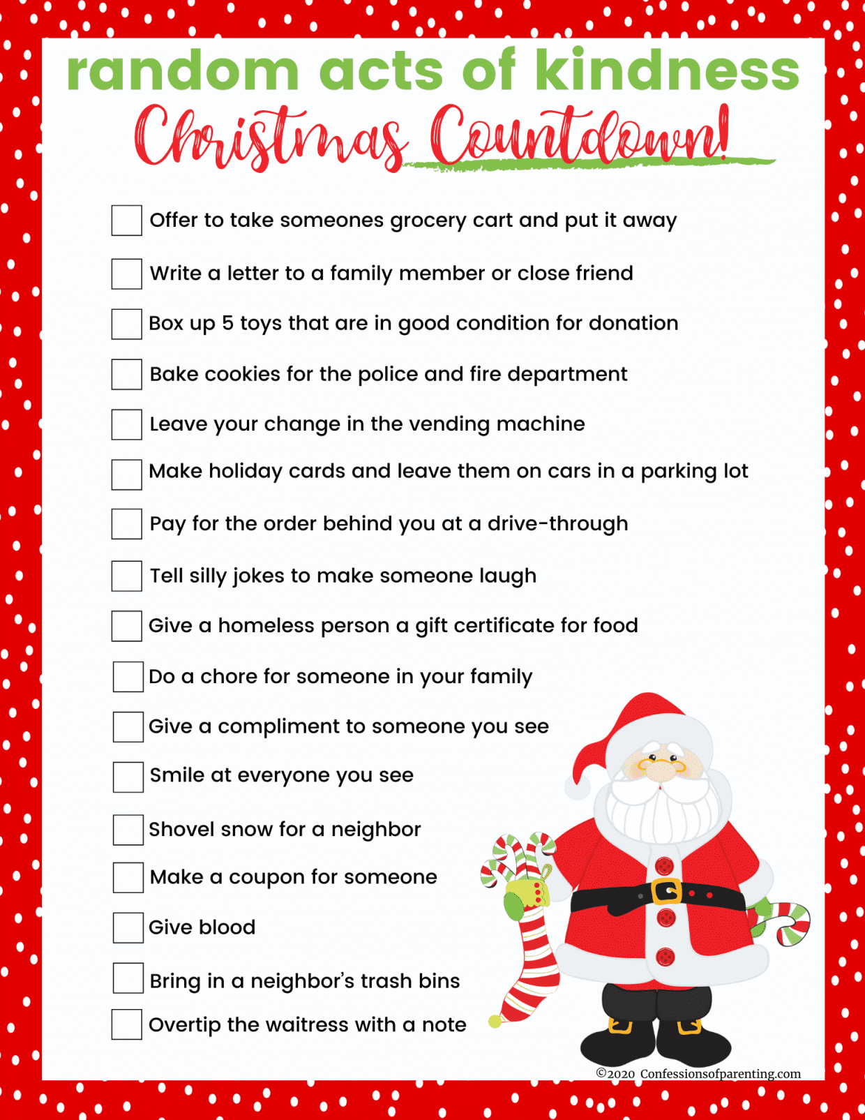 Random Acts of Kindness