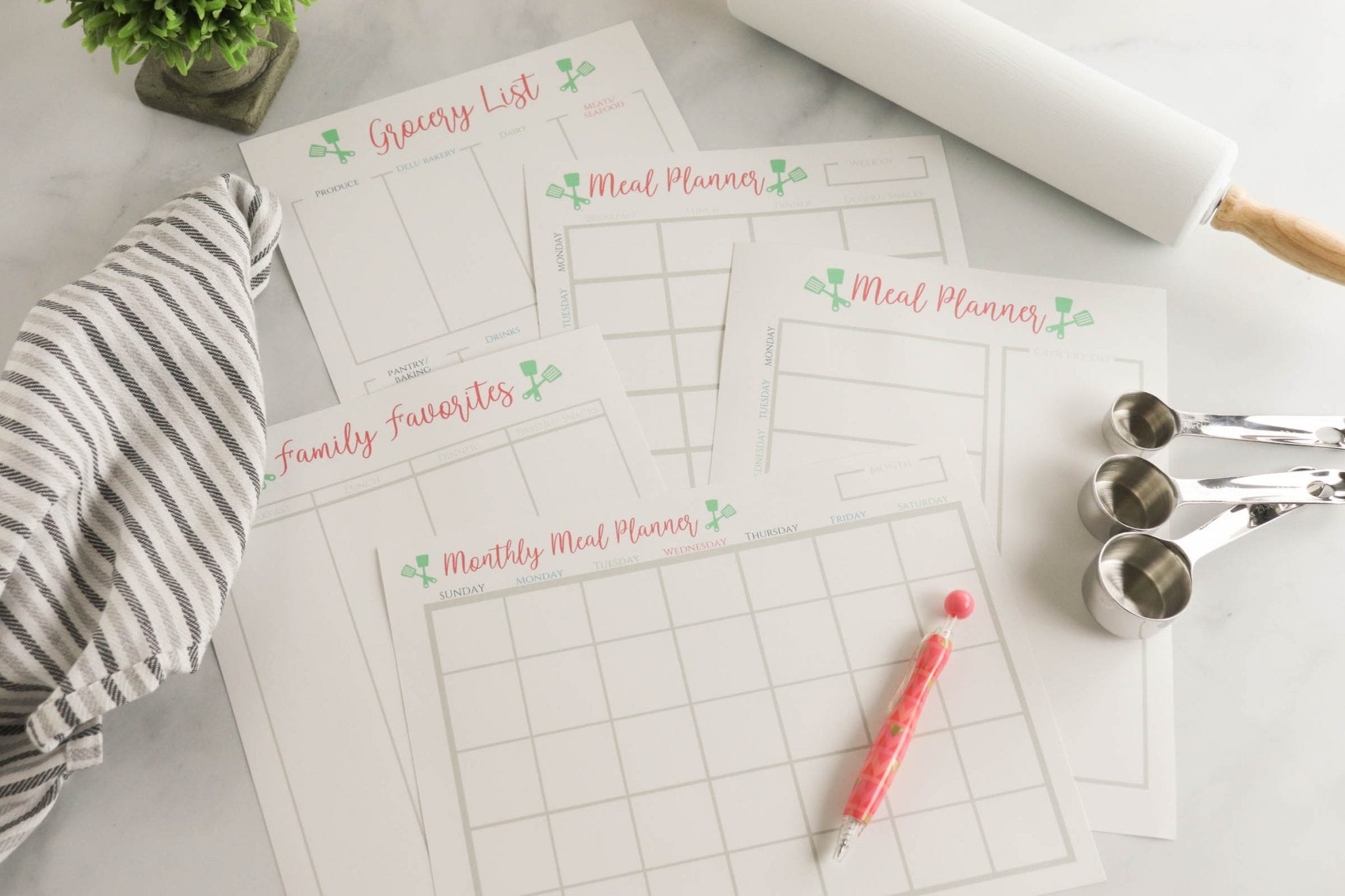 Family Meal Planner Printable And Meal Planning Guide