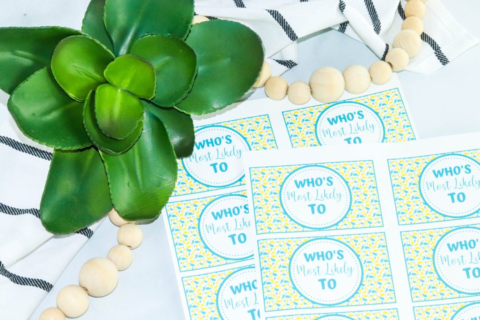 400 Who's Most Likely To Questions + Printable Cards!