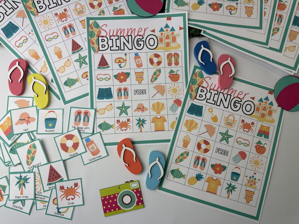 Free Summer Bingo Cards for Families [10 Cards Included]