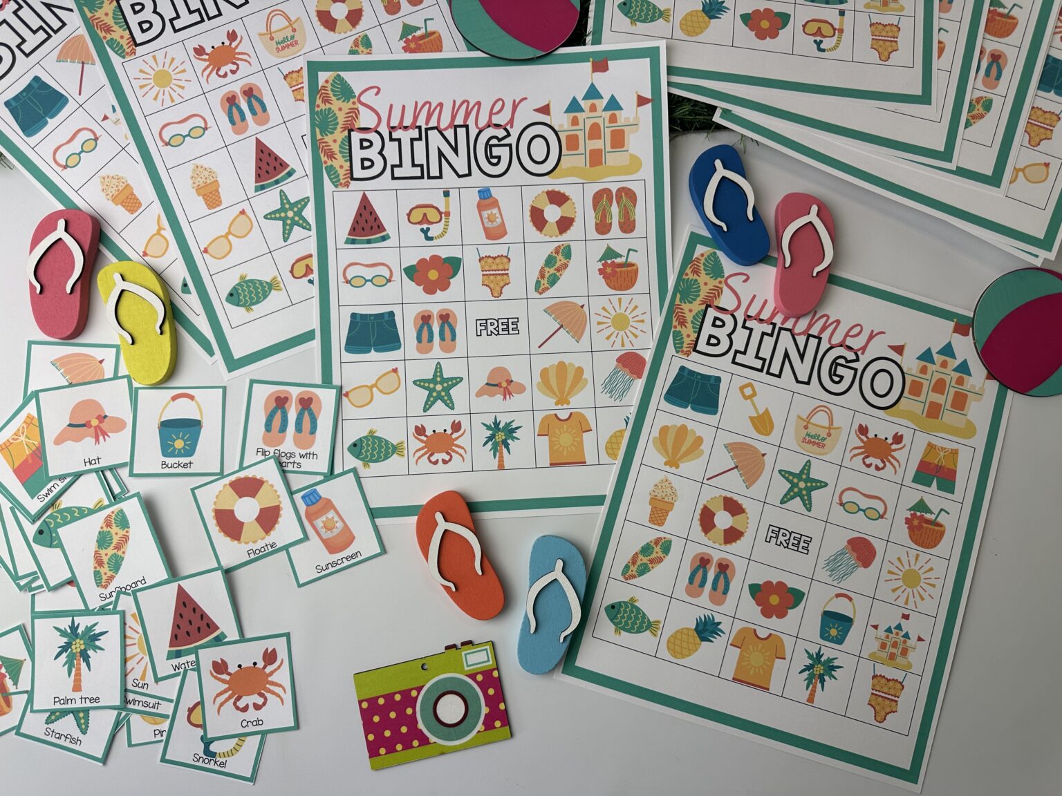 Free Summer Bingo Cards for Families [10 Cards Included]