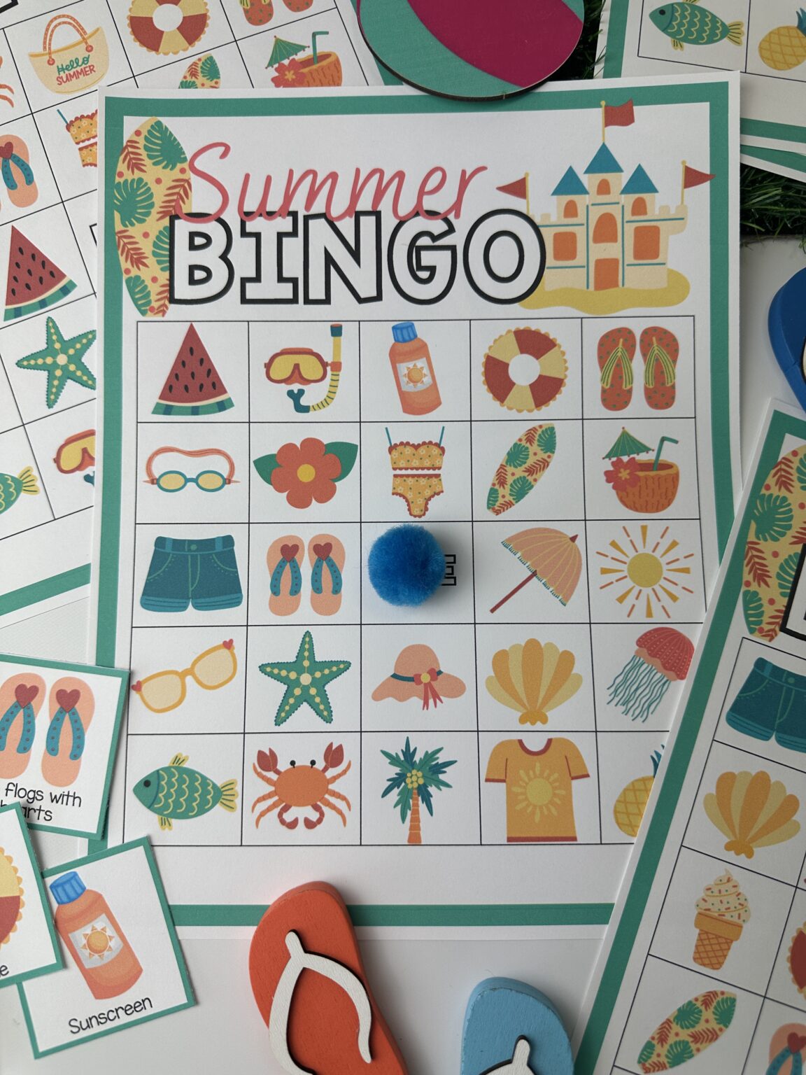Free Summer Bingo Cards for Families [10 Cards Included]