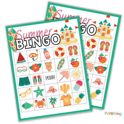 Free Summer Bingo Cards for Families [10 Cards Included]