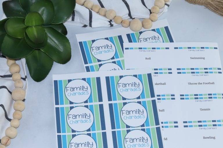 100 Best Family Charades + Printable Cards