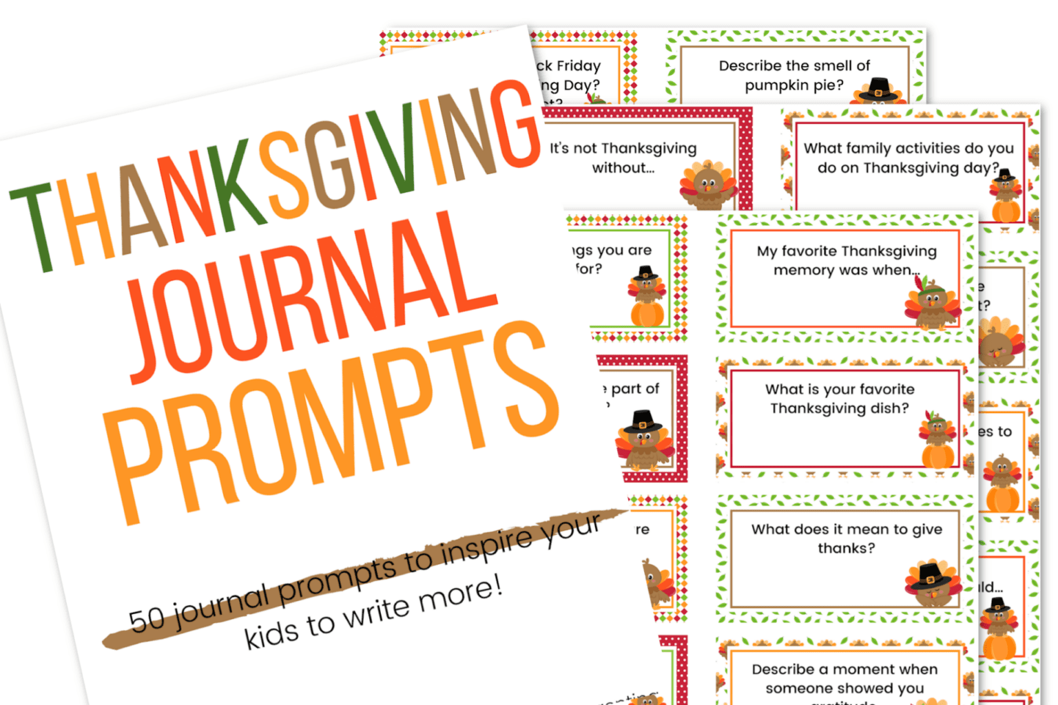 50 Thanksgiving Journal Prompts