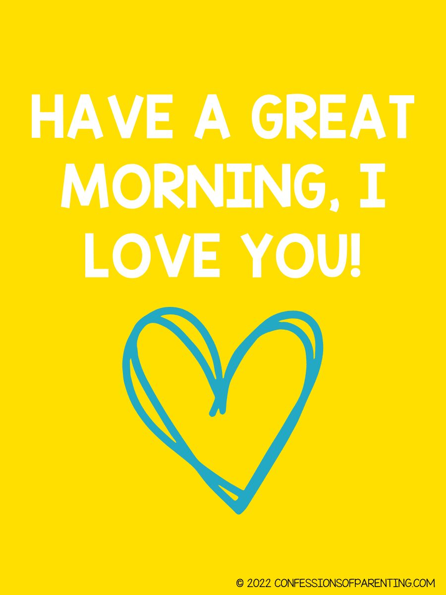 100+ Cute Good Morning Text Messages To Send Kids