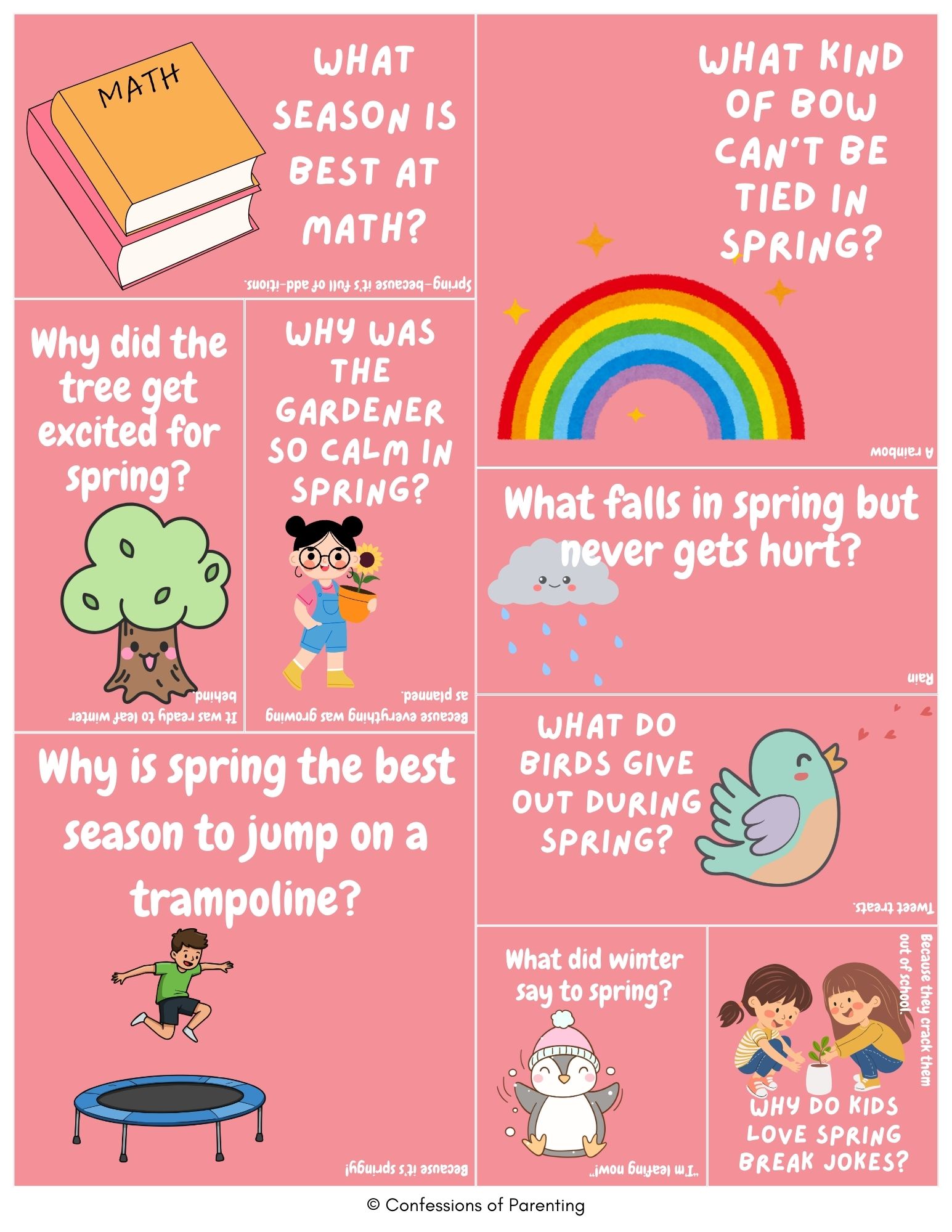 The Best Spring Jokes for Kids (Clean, Funny & Printable)