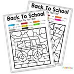 Free Back‑to‑School Color By Number