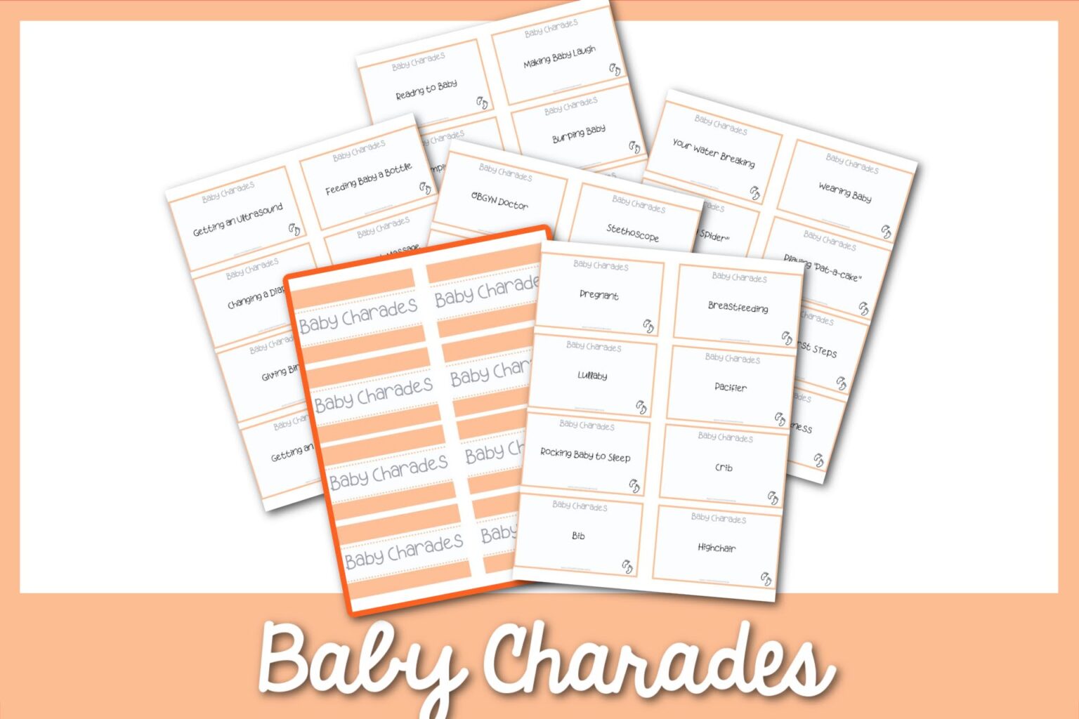The Best Baby Charades Perfect for Baby Showers!