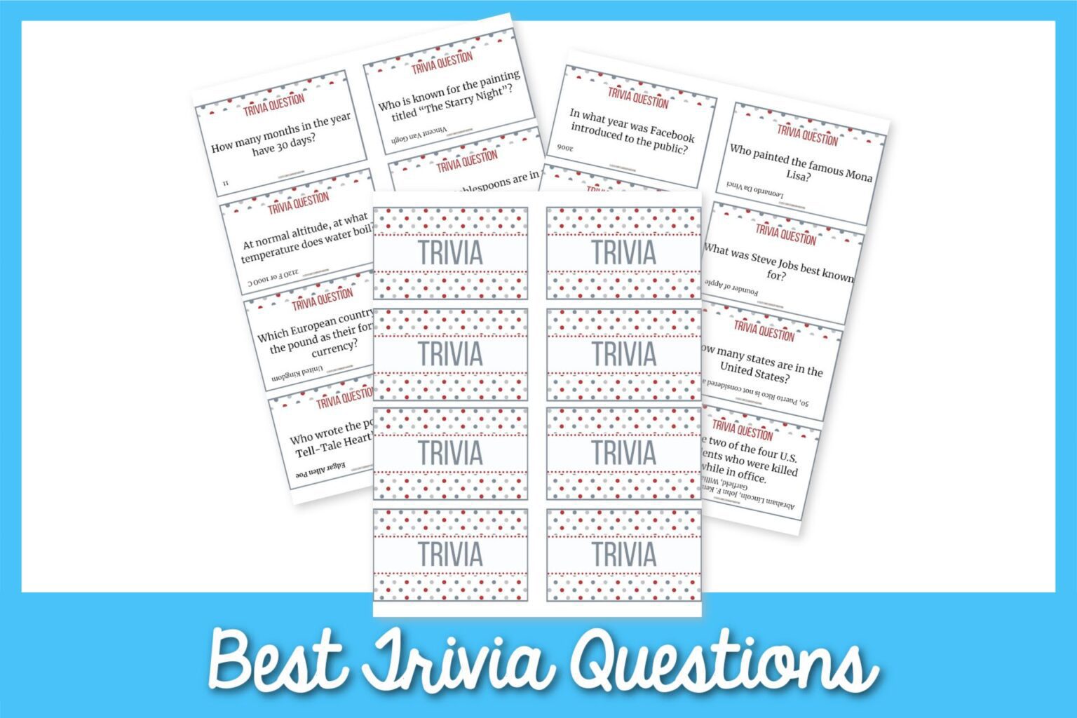 300 Of The Best Trivia Questions