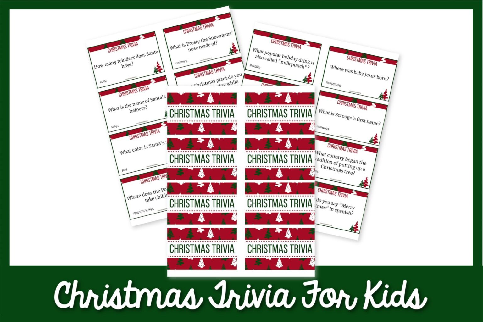 100 Best Christmas Trivia for Kids