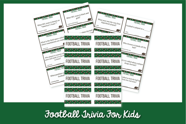 The Best Football Trivia for Kids