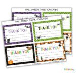 Halloween Thank You Cards — Free Download
