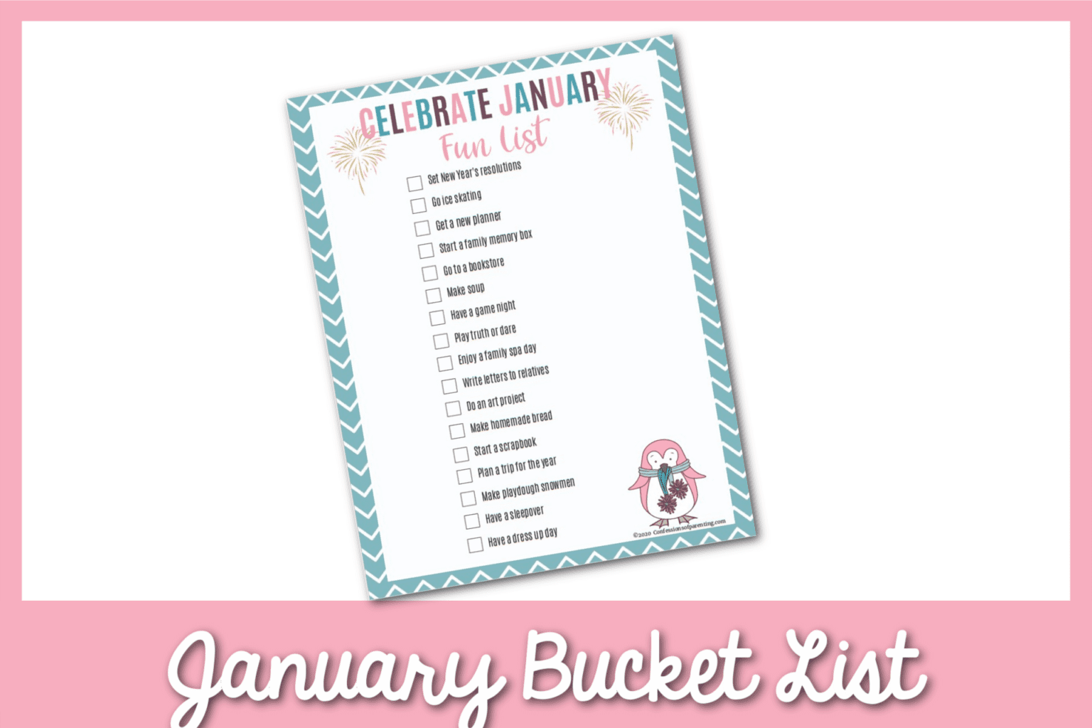 January Bucket List