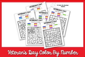 Veteran's Day Color By Number