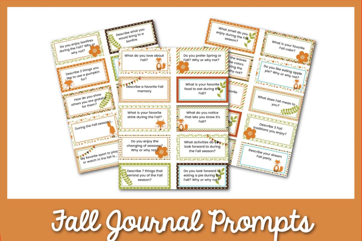 50 Fall Writing Prompts to Inspire Kids to Write