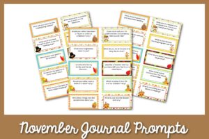 50 Creative and Fun November Writing Prompts