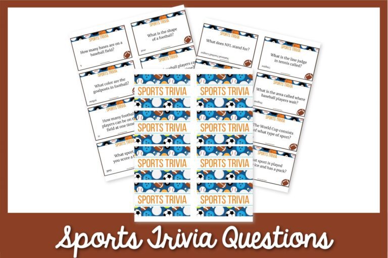 50 Amazing Sports Trivia Questions For Kids