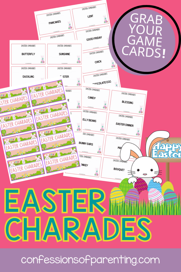 50 Easter Charades Ideas + Printable Cards