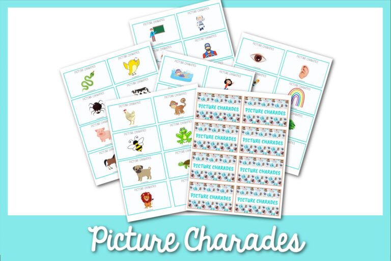 50+ Easy Picture Charades Ideas [Perfect for Non-Readers]