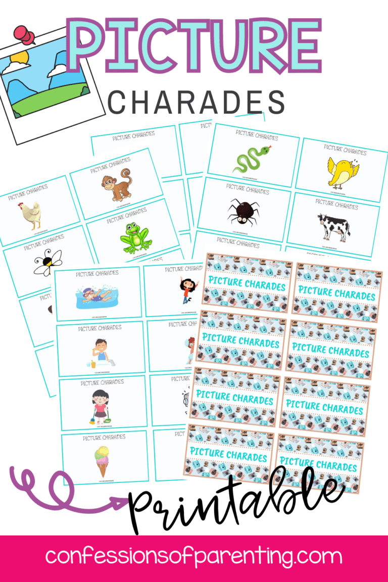 50+ Easy Picture Charades Ideas [Perfect for Non-Readers]