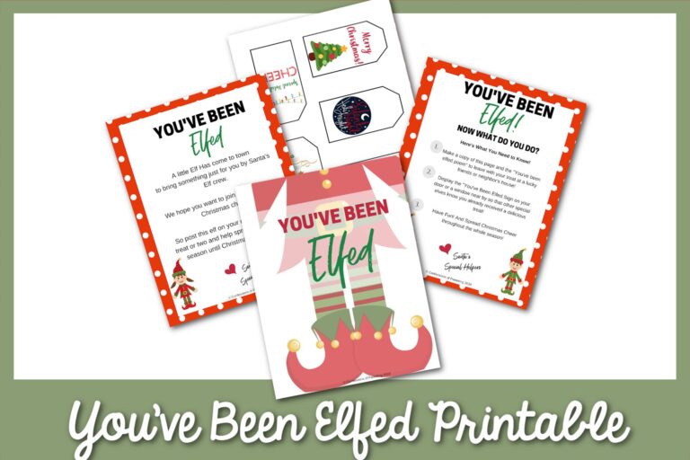 You've Been Elfed Printable Free Printable Gifting Game
