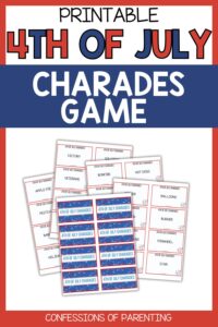 4th of July Charades: A Fun Family Game for Independence Day