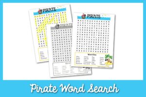 Perfect Pirate Word Search That Makes You Go Arg!