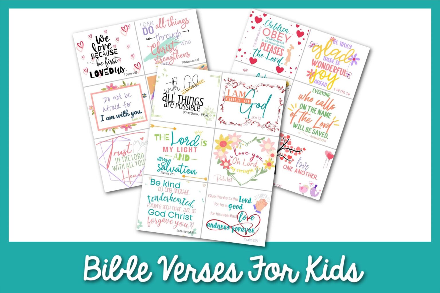 130 Best Bible Verses For Kids [Perfect to Memorize!]