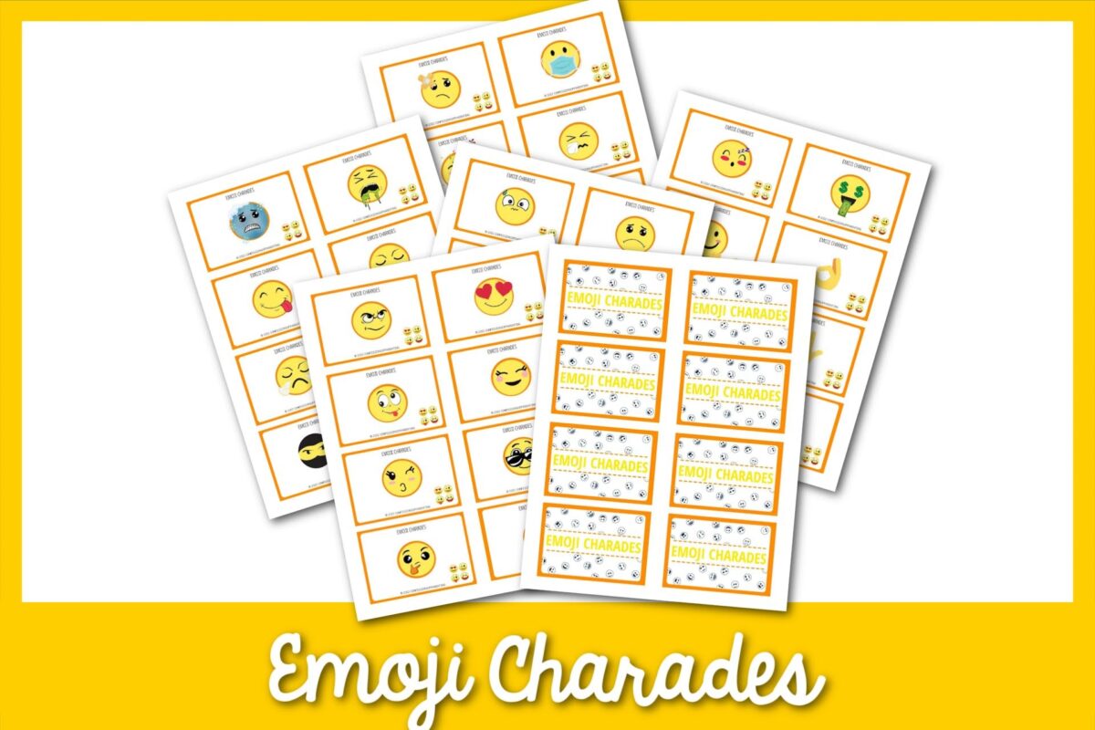 40+ Cute Emoji Charades for the Family