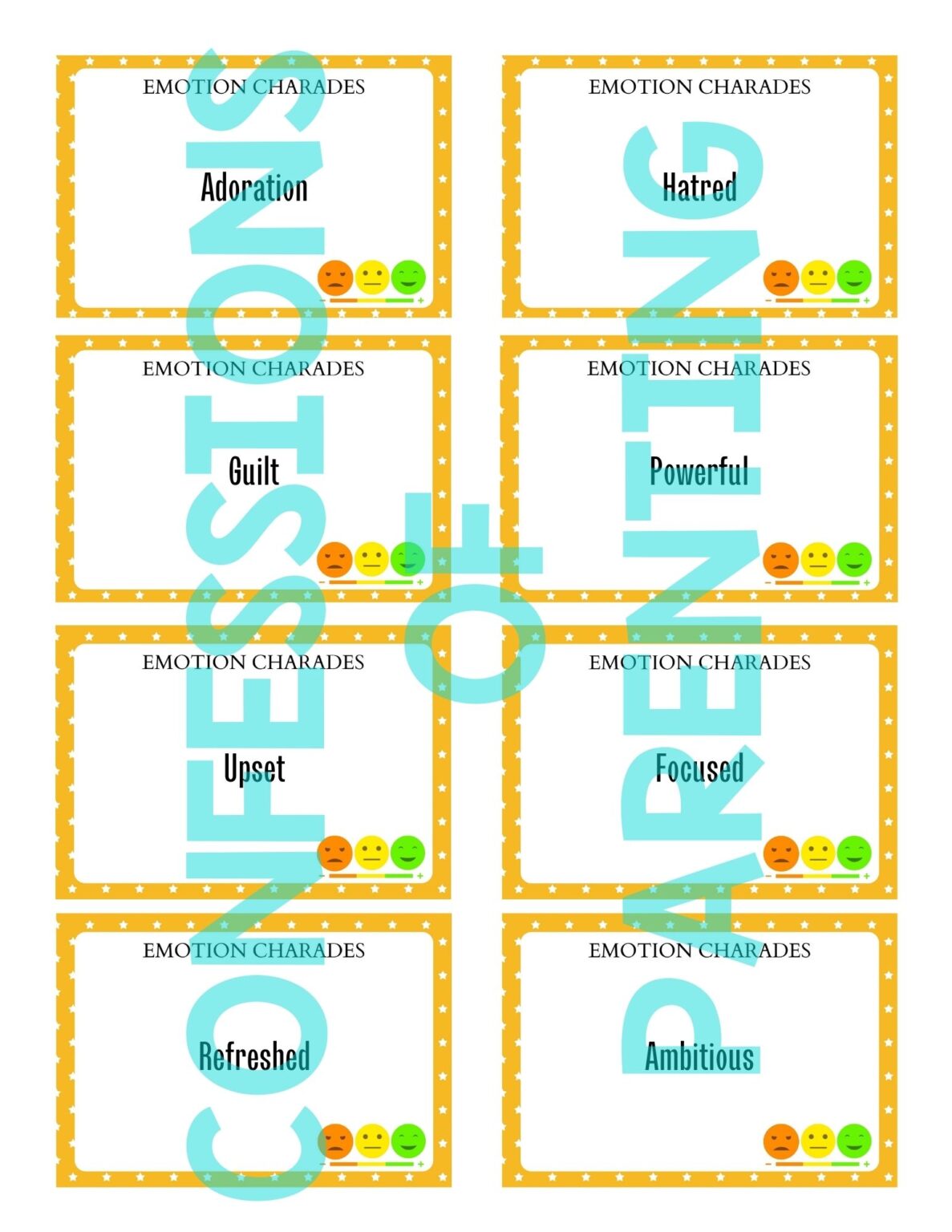 48 Awesome Emotion Charades Ideas for Kids