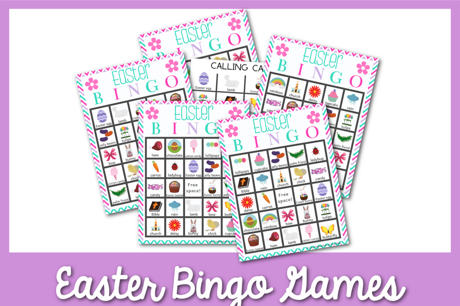Easter Bingo Free Printable