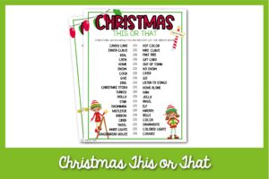 60 Jolly Christmas This or That Questions