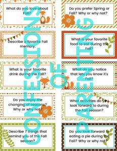 50 Fall Writing Prompts to Inspire Kids to Write