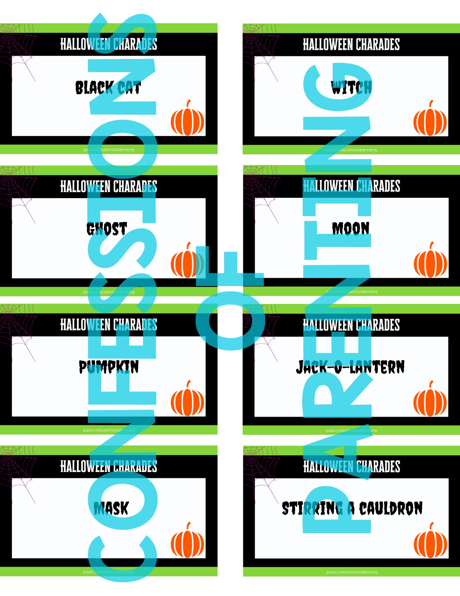 Halloween Charades