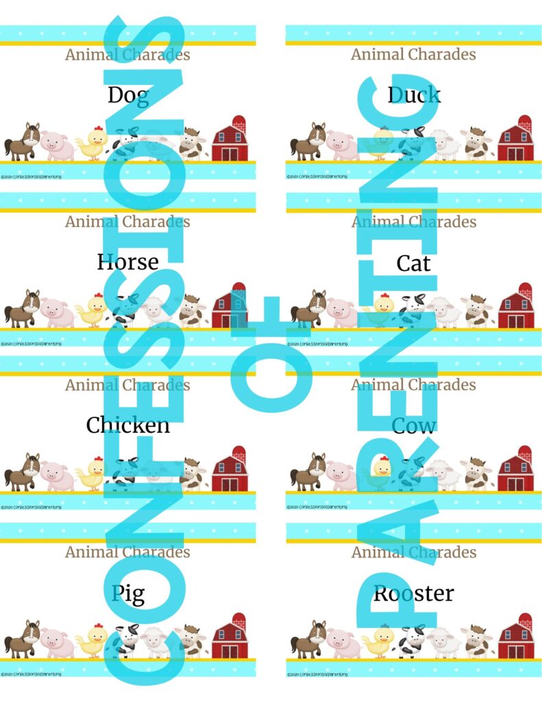 100 of The Very Best Animal Charades - Easy recipes, fun games and jokes