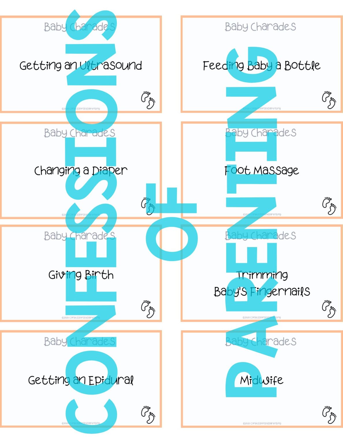 The Best Baby Charades Perfect for Baby Showers!