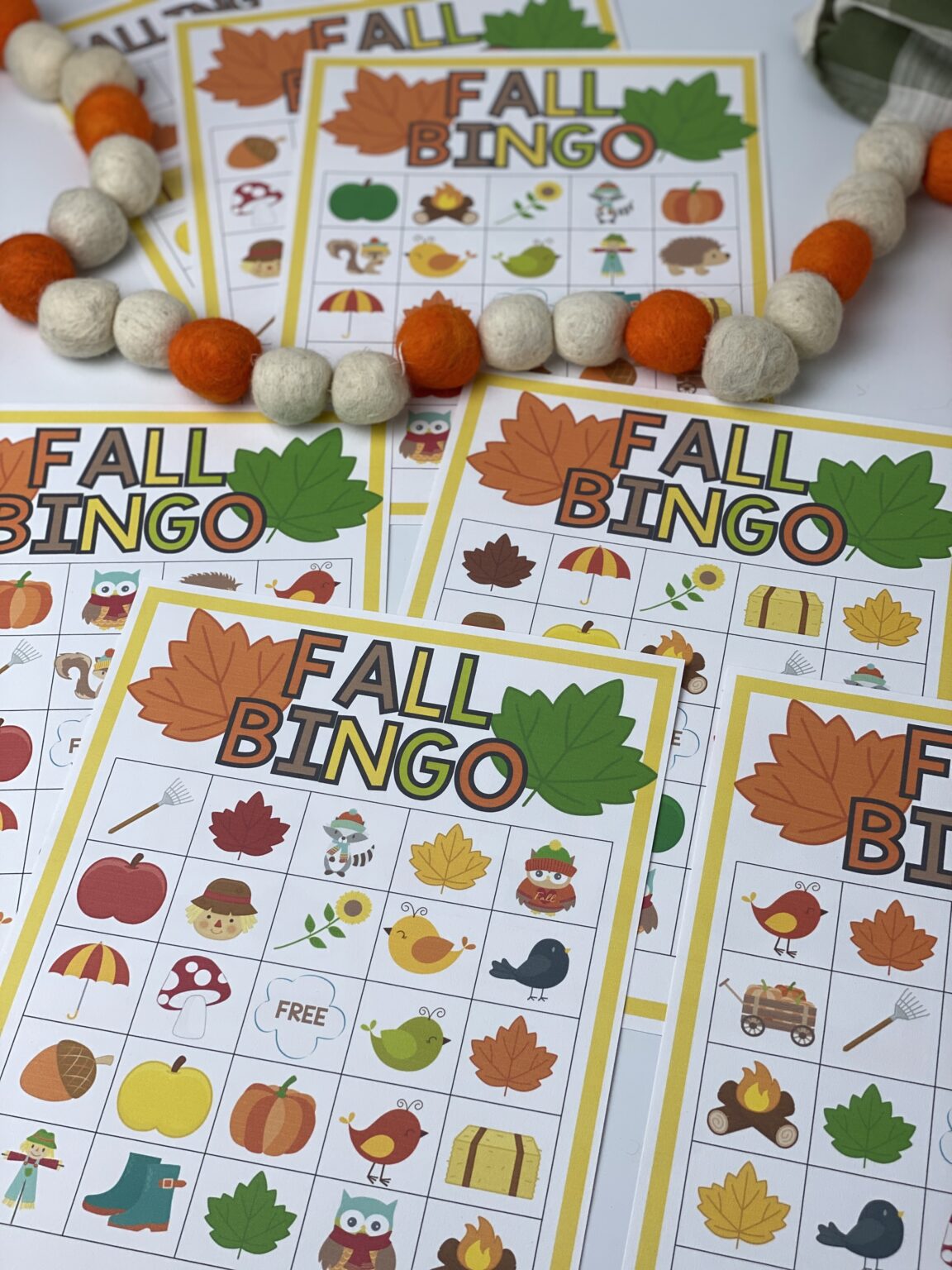 Free Fall Bingo Printable for Kids and Families
