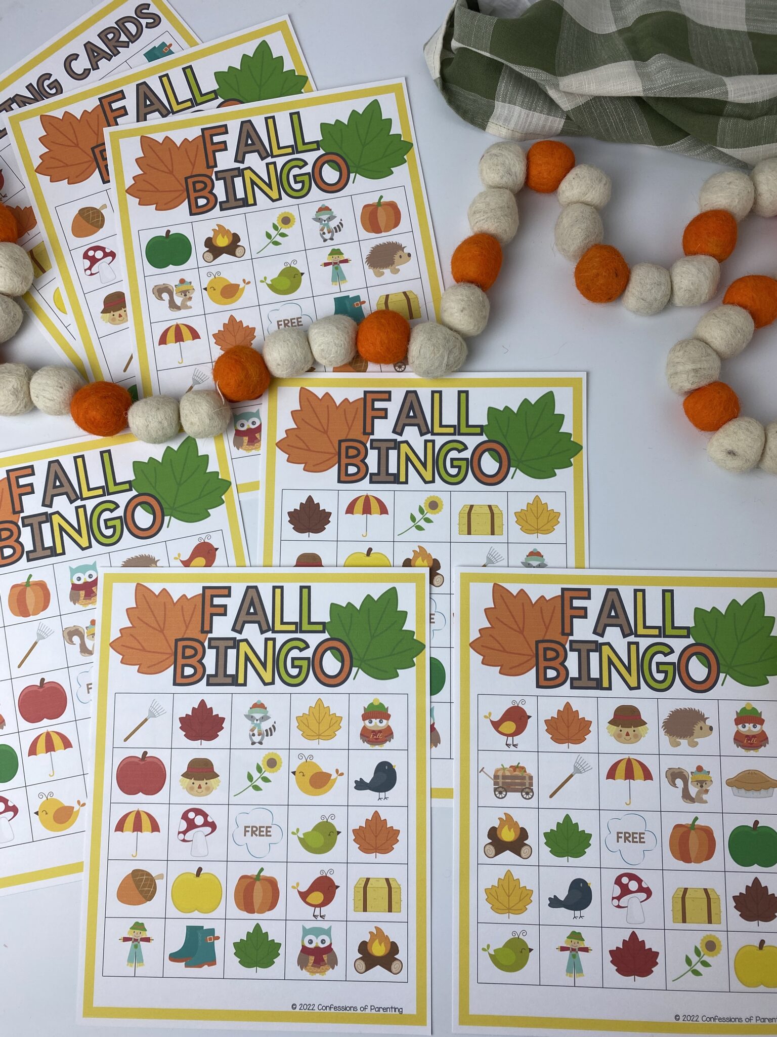Free Fall Bingo Printable for Kids and Families