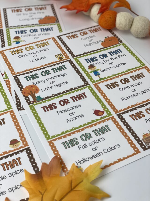 130+ Festive Fall This or That Questions