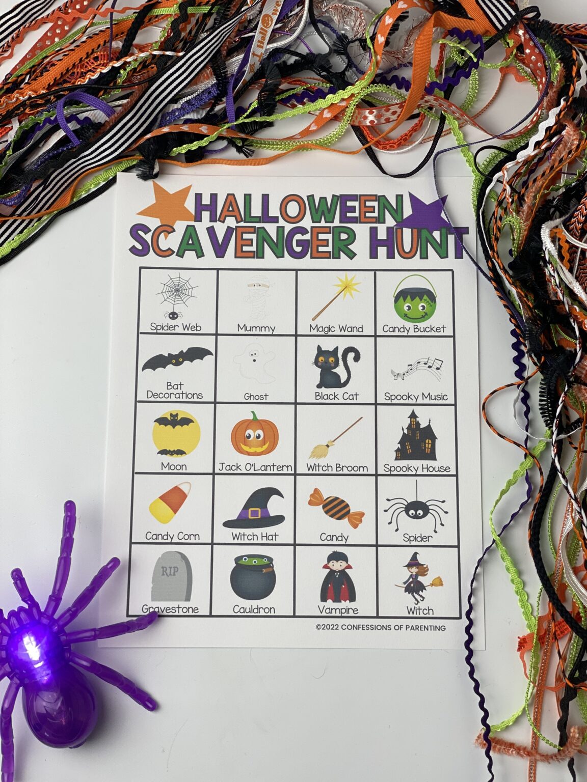Halloween Scavenger Hunt: Free Download