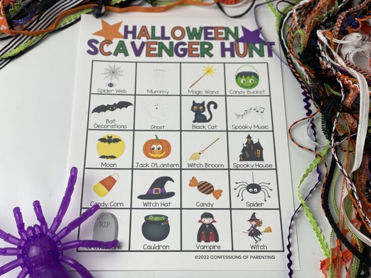 Halloween Scavenger Hunt: Free Download