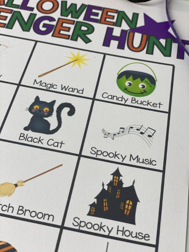 Halloween Scavenger Hunt: Free Download