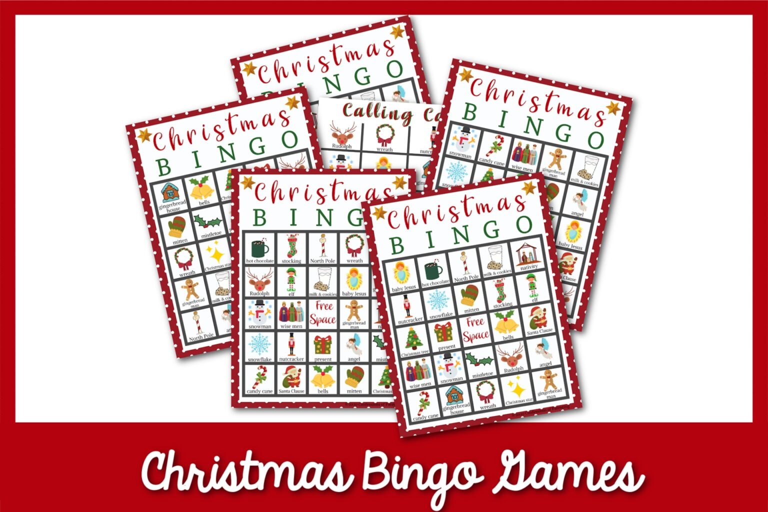 Christmas Bingo Free Printable - Confessions of Parenting- Fun Games ...