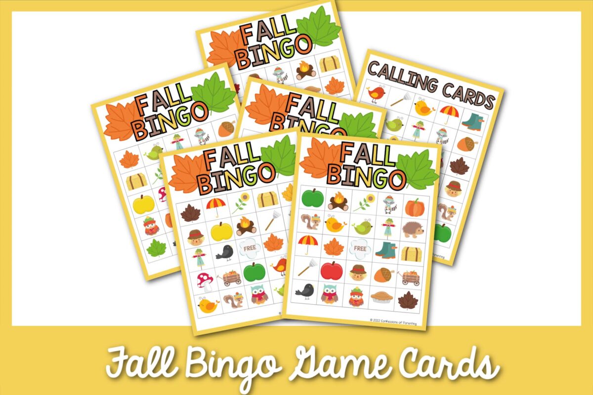 Free Fall Bingo Printable for Kids and Families